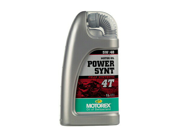 ◆MOTOREX4サイクルラインナップ中、最上級グレードオイル。◆■品番：97782■サイズ：1L■タイプ：100％化学合成油■説明使用温度領域がワイドになり低温時には潤滑性能に優れるため、暖気運転を短縮できます。また、高温時でも安定したオ...