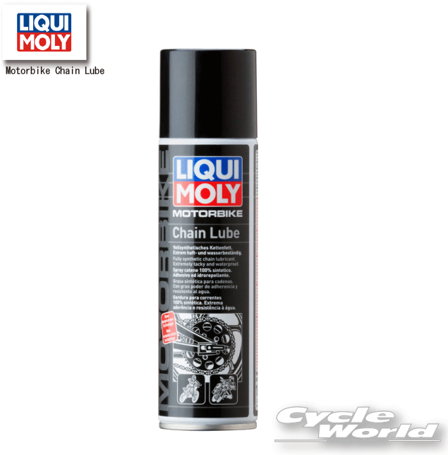 ◆Motorbike Chain Lube◆MotoGPでも採用！浸透性が高く飛び散りにくい！浸透性と粘着性に優れたフルシンセティック・チェーンルブ・スプレー直後はさらさらで、チェーンの各部に浸透し、その後すぐに粘着力が高まり、高速走行にお...