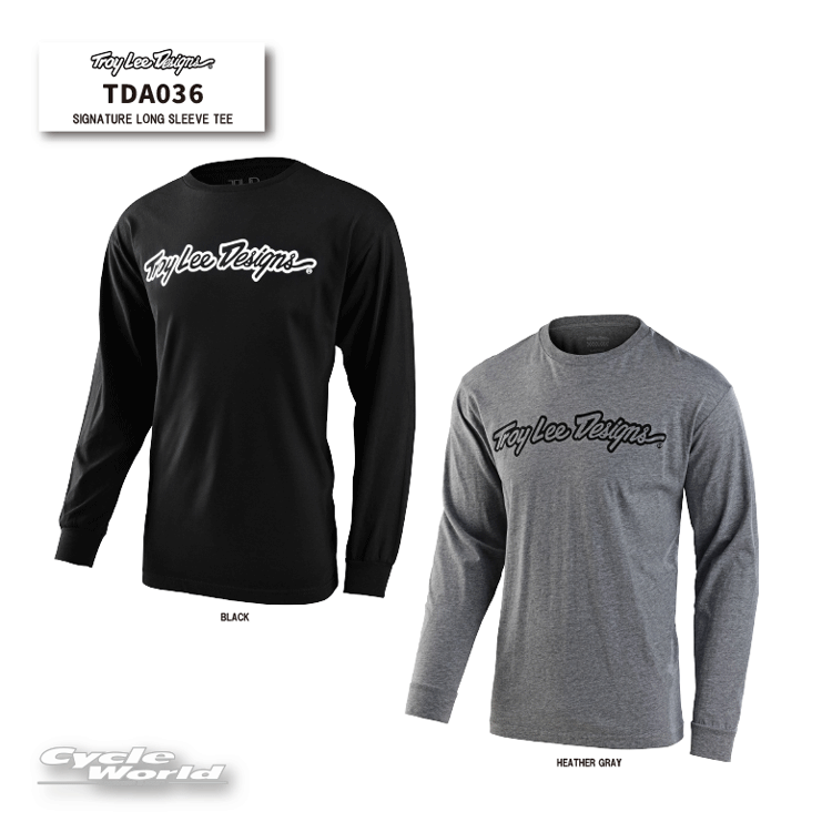 ◆TDA036｜SIGNATURE LONG SLEEVE TEE◆--------------------------------------------------------------------------------------...