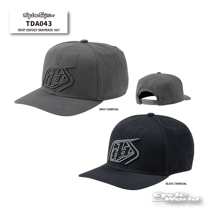 ◆TDA043｜CROP CURVED SNAPBACK HAT◆---------------------------------------------------------------------------------------...
