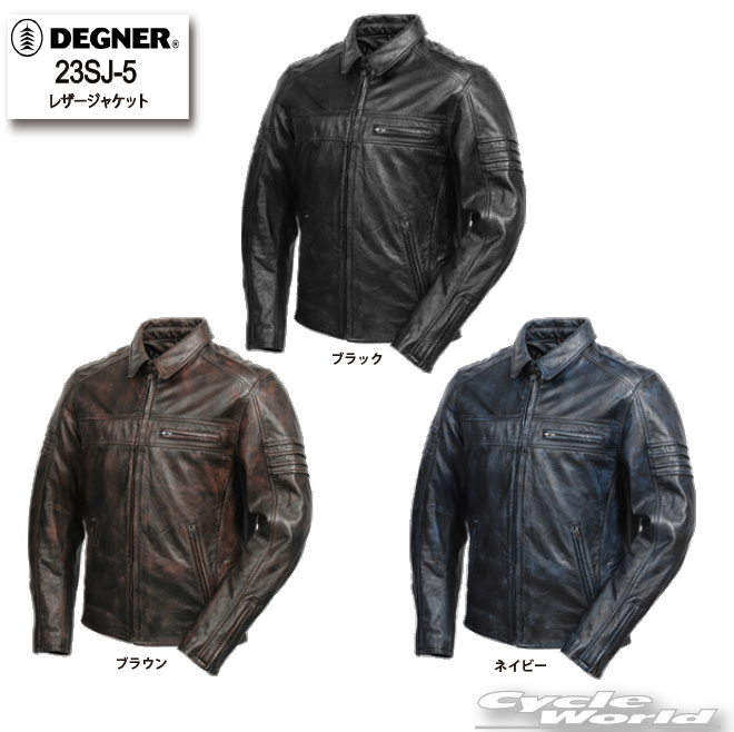 ◆レザージャケット/ LEATHER JACKET [23SJ-5]◆◇製品仕様◇品　番：23SJ-5カラー：ブラック、ブラウン、ネイビー素　材：やぎ革サイズ：M、L、XL◇注意点◇■取付け、ご使用時の注意点■・同じ製品であってもそのシワや...