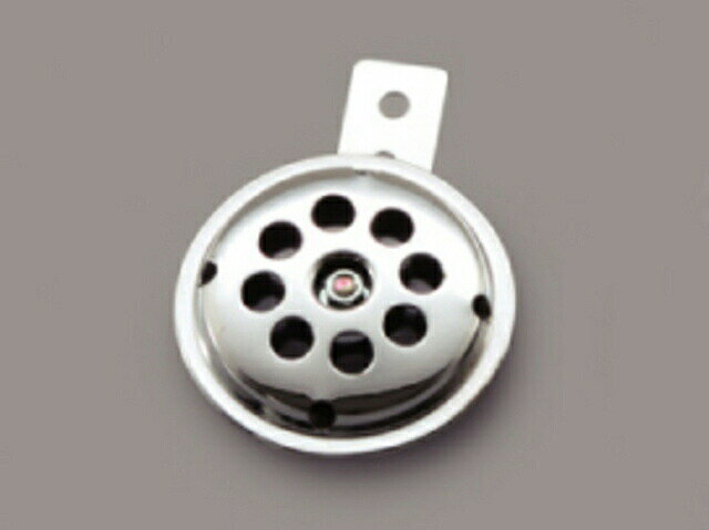 ■6V専用／外径70mm■ステー：縦78mm,横20．5mm,取付穴Φ6．3X2(　間隔14．3mm)■近接100dB（±5)■消費電力1．5A※交流車両には使用できません。ホーンの補修に最適です。外形Φ81＆Φ70をラインアップ。Φ70は...