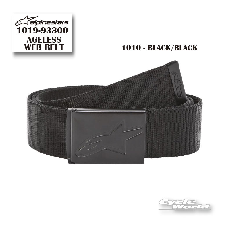 ◆1019-93300 AGELESS WEB BELT《1010-BLACK/BLACK》◆-------------------------------------------------------------------------...