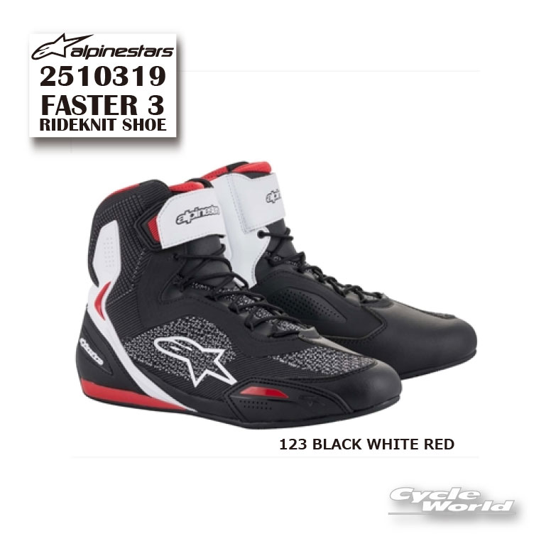 ◆圧倒的な軽量性と通気性を合わせ持つスポーツ＆タウンユースモデル◆FASTER 3 RIDEKNIT SHOE 　ファスタースリー ライドニット シューズ先進の軽量性・TPR素材・CE規格■主な特徴・軽量性に優れたシームレス熱結合マイクロフ...