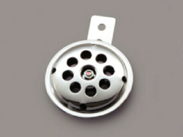 ■6V専用／外径70mm■ステー：縦78mm,横20．5mm,取付穴Φ6．3X2(　間隔14．3mm)■近接100dB（±5)■消費電力1．5A※交流車両には使用できません。ホーンの補修に最適です。外形Φ81＆Φ70をラインアップ。Φ70は...