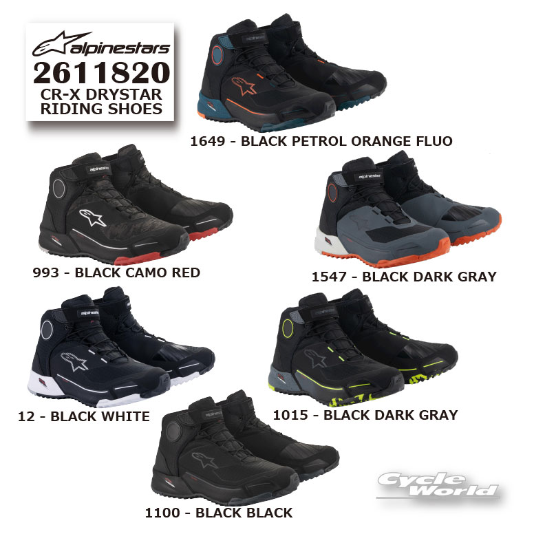 ◆CR-X DRYSTAR RIDINIG SHOE◆街を駆けまくって、歩きまくれ！■商品特徴　　　　　　　　　　　　　　　　　　　・新開発の3層構造ミッドソール。・左右独立弾性ソール。・透湿防水ライディングシューズ。・ライディング操作性と...
