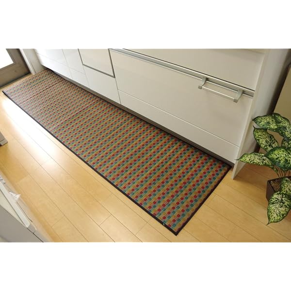 イケヒコ キッチンマット い草 い草マット 国産 ドット柄 Fドロップ マルチ 約43×180cm #8231010ブランド色マルチモデル4956642544029商品説明【商品概要】サイズ:約43×180cm原産国:日本製(純国産)素材:...
