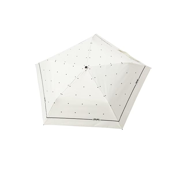 HAU 晴雨兼用 パラソル PUコーティング 50cm ドット柄 軽量 5本骨 折りたたみ傘 10002946 オフホワイトブランド色オフホワイトモデル10002946商品説明【商品概要】SIZE：50cm　全長：48.5cm　直径：87c...