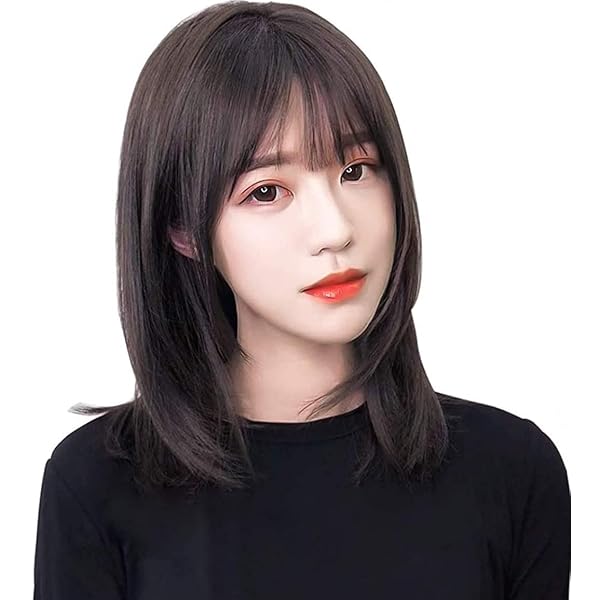 【morningplace】耐熱ファイバー カラーが選べる 清楚系 セミロング ウィッグ ネット付 さらさら ストレート (.ブラック.)ブランド色ブラウン . .モデル0jarga商品説明【商品概要】人工頭皮を使用しているのでつむじが自然...