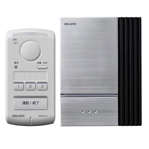 ワイヤレスインターホン 親機 玄関子機セット WEWA1Sブランド色シルバーモデル商品説明【商品概要】【商品説明】DWP10A1の後継機種、DWA20BDのWEBモデル ※旧モデルとの互換性はありません【商品詳細】商品種別：ドアベルチャイム...