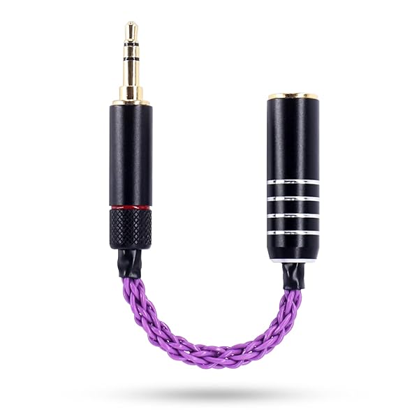 変換ケーブル バランス接続ケーブル ジャック 変換 3.5mm 三極（オス） to 4.4mm ヘッドフォンジャック 8芯 10cmブランド色モデル商品説明【商品概要】4.4mm 5極（バランス）プラグから3.5mm 3極（ステレオ）への変...