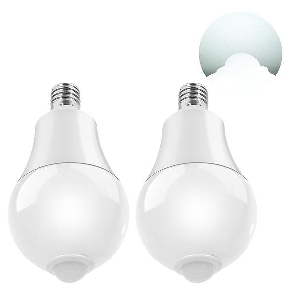 LED電球、光センサーと人体センサー付き、E17口金、ハロゲン電球80 Wに相当し、色温度6000K、2個装ブランド色白モデルSKY-A19商品説明【商品概要】【製品仕様】人の動きを感知して自動で点灯します。人が動かない場合、約2分後に自動...