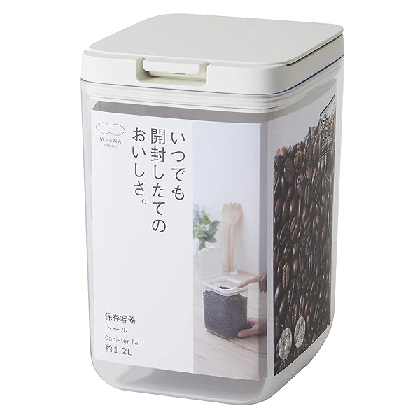 保存容器 (トール/ホワイト) キッチン 収納 プラスチック (食材 調味料 湿気防止) グッドロックコンテナ K763W商品説明【商品説明】color : ホワイト style : トール【いつでも開封したてのおいしさ】二つのパッキンでし...