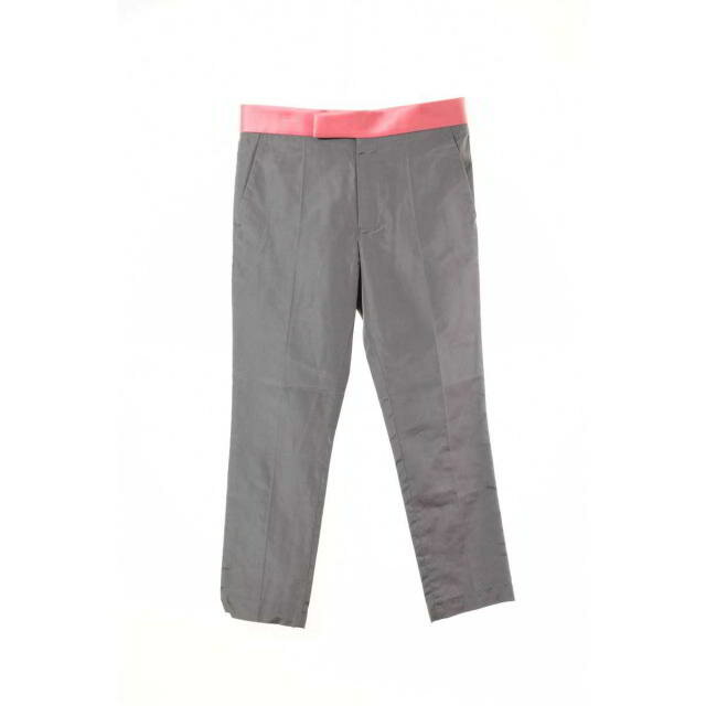 ブランド Haider Ackermann 品名 シルク混 スキニー クラシック パンツ 表記サイズ 46 実寸 ウエスト約84cm×股上約30cm×股下約70cm×モモ幅約29.5cm×裾幅約17cm 素材 表地：シルク55%コットン45...