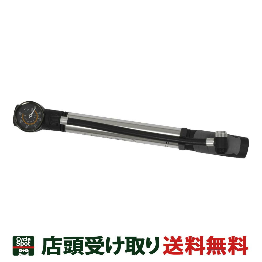 ■型番MP-04G■説明【仏・米式対応】コンパクトに折りたためるミニフロアポンプ・最大空気圧：11気圧/160psi・1本の棒になるので、持ち運びや収納が簡単・エアゲージ内蔵・仏式と米式両方に対応・美しいアルミポリッシュ仕上げ・フレーム取付...