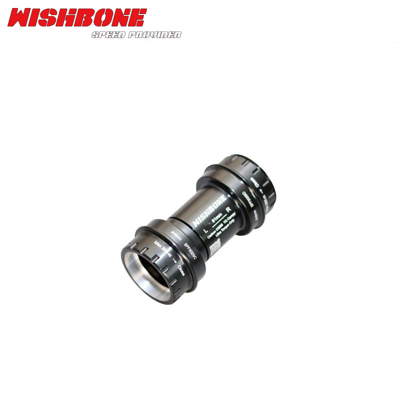 適合フレーム規格：CARBON OSBB 適応クランク：CAMPAGNOLO ULTRA TORQUE サイズ（内径×幅）：46mm / 61mm ※この商品はベアリングなし ・ワンと一体型のスリーブ同士をねじ込み左右から挟み込む構造により...