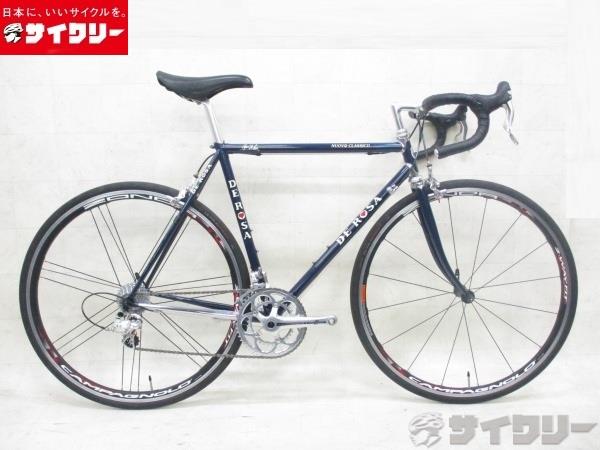 製品情報カテゴリ完成車 ロードバイク ロードバイク メーカーデローザ年式2016色ダークブルー状態ランクC(少々キズあり)送料サイズ大型サイズメーカーサイズ：52トップチューブ長：535シートチューブ長：540ヘッドチューブ長：119クラン...