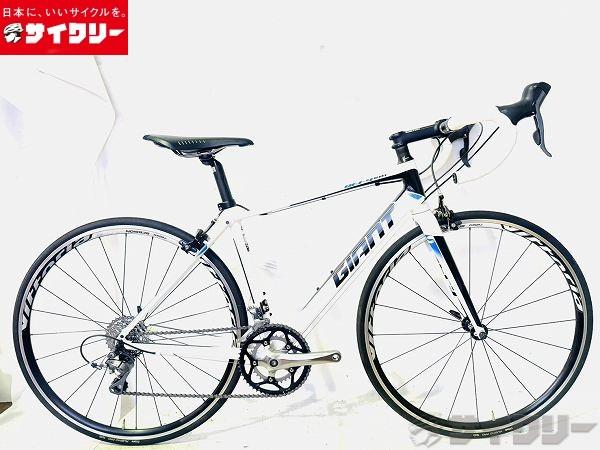 製品情報カテゴリ完成車 ロードバイク ロードバイク メーカージャイアント年式2015色状態ランクC(少々キズあり)送料サイズ大型サイズメーカーサイズ：Sトップチューブ長：約510mm(実測）シートチューブ長：約465mm（シートクランプ上部...