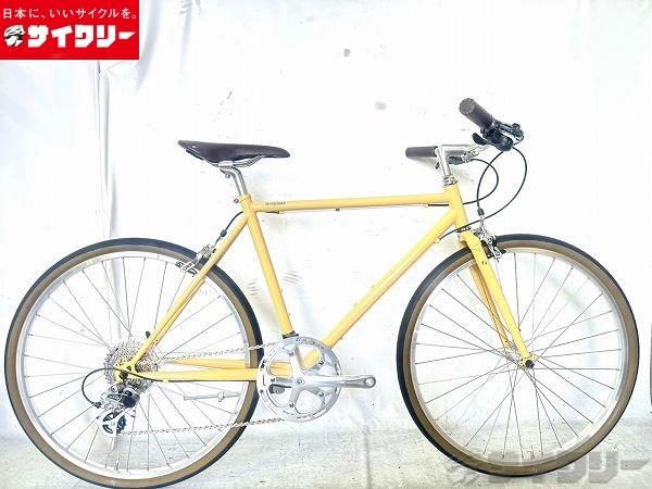 製品情報カテゴリ完成車 クロスバイク クロスバイク メーカーライトウェイ年式2022色グロスベージュ状態ランクC(少々キズあり)送料サイズ大型サイズメーカーサイズ：47cmトップチューブ長：約530mm(実測）シートチューブ長：約473mm...