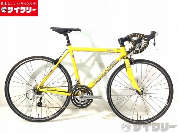 製品情報カテゴリ完成車 ロードバイク ロードバイク メーカーキャノンデール年式2000頃色イエロー状態ランクD(年式相応のキズあり)送料サイズ大型サイズトップチューブ長：500（ホリゾンタル換算）シートチューブ長：500ヘッドチューブ長：1...