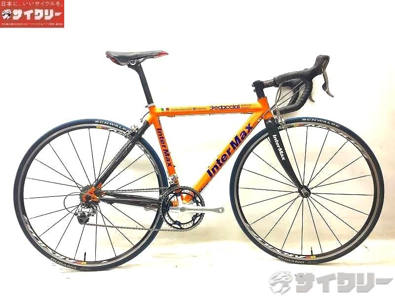 製品情報カテゴリ完成車 ロードバイク ロードバイク メーカーインターマックス年式2002頃色オレンジ/CARBON状態ランクC(少々キズあり)送料サイズ大型サイズメーカーサイズ：トップチューブ長：515mmシートチューブ長：485mmヘッド...