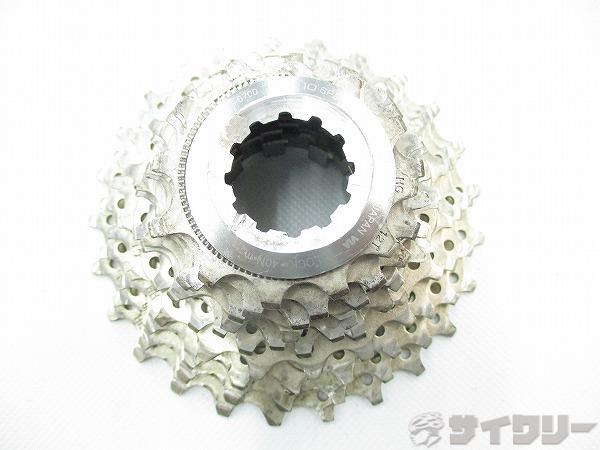 製品情報カテゴリドライブトレイン スプロケット メーカーシマノ年式-色状態ランクC(少々キズあり)送料サイズ小型サイズパーツ対応段数：10s歯数：12-25t状態コメント中古商品でございます。使用に伴う、キズ・汚れがございます。画像に写って...