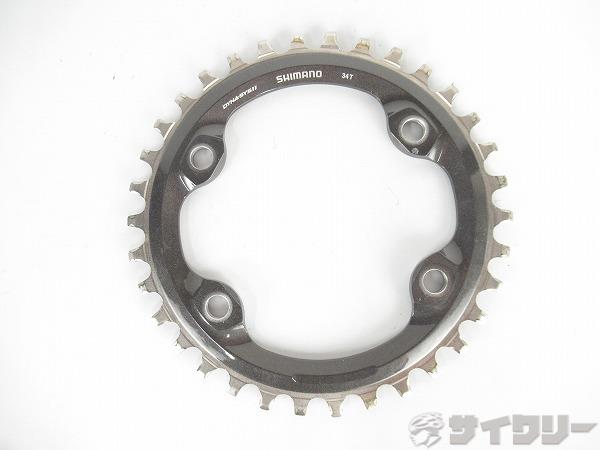 製品情報カテゴリドライブトレイン クランク チェーンリング メーカーシマノ年式-色状態ランクC(少々キズあり)送料サイズ小型サイズPCD：96mmパーツ対応段数：11S（DYNA-SYS11）歯数：34Tスパイダーアーム数：4（非対称）状態...