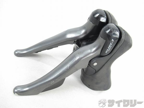 製品情報カテゴリドライブトレイン シフター デュアルコントロールレバー メーカーシマノ年式-色状態ランクD(年式相応のキズあり)送料サイズ小型サイズパーツ対応段数：2x8s状態コメント中古商品です。ブラケットカバーにヨレ、傷がございます。レ...