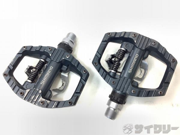 製品情報カテゴリペダル関連 ペダル ビンディングペダル メーカーシマノ年式-色状態ランクC(少々キズあり)送料サイズ小型サイズパーツクリート規格：SPD状態コメント中古商品です。使用感汚れございます。その他参考価格：12、091円SHIMANO