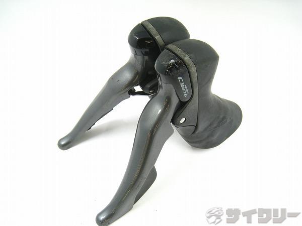 製品情報カテゴリドライブトレイン シフター デュアルコントロールレバー メーカーシマノ年式-色状態ランクD(年式相応のキズあり)送料サイズ小型サイズクランプ径：23.8-24.2mmパーツ対応段数：2x8s変速方式：ワイヤー対応ブレーキ規格...