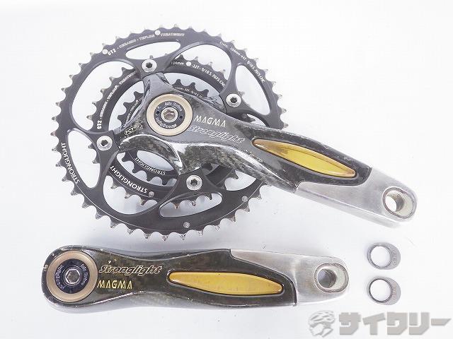 製品情報カテゴリドライブトレイン クランク クランク本体 メーカーストロングライト年式-色状態ランクC(少々キズあり)送料サイズ小型サイズクランク長：170PCD：104-64パーツ対応段数：3x9・10s歯数：44-32-22tスパイダー...