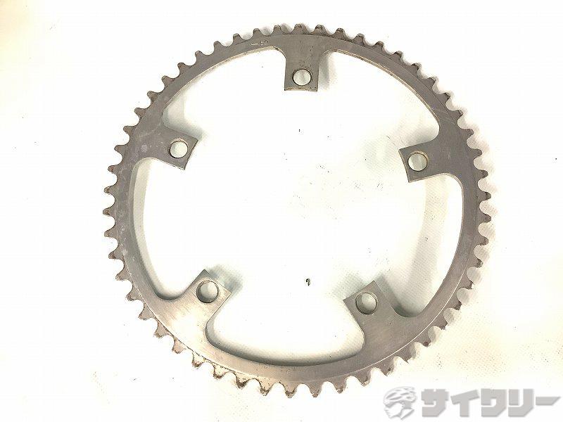 製品情報カテゴリドライブトレイン クランク チェーンリング メーカー不明年式-色状態ランクV(ビンテージ)送料サイズ小型サイズPCD：144パーツ対応段数：5/6s歯数：52Tスパイダーアーム数：5状態コメント中古商品です。使用感傷が見受け...