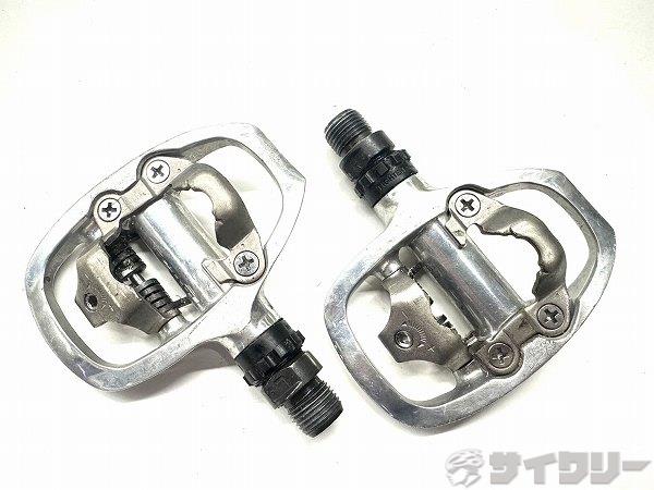 製品情報カテゴリペダル関連 ペダル ビンディングペダル メーカーシマノ年式-色状態ランクD(年式相応のキズあり)送料サイズ小型サイズパーツクリート規格：SPD状態コメント中古商品でございます。使用に伴う傷、汚れ、使用感がございます。削れがみ...