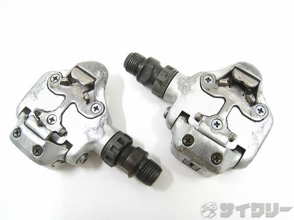 製品情報カテゴリペダル関連 ペダル ビンディングペダル メーカーシマノ年式-色状態ランクD(年式相応のキズあり)送料サイズ小型サイズパーツ対応クリート：SPD状態コメント中古商品です。傷、汚れがございます。回転にゴリ感、グリス抜け感がござい...