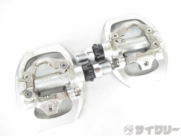 製品情報カテゴリペダル関連 ペダル ビンディングペダル メーカーシマノ年式-色状態ランクD(年式相応のキズあり)送料サイズ小型サイズパーツクリート規格：SPD対応色：シルバー状態コメント中古商品でございます。使用に伴う傷や擦れ、削れがござい...