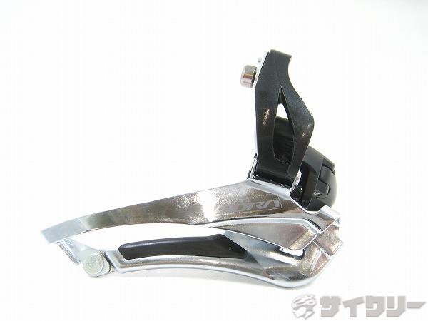 製品情報カテゴリドライブトレイン フロントディレイラー メーカーシマノ年式-色状態ランクB(ほぼ無傷)送料サイズ小型サイズクランプ径：34.9mmパーツ対応段数：2x9sケーブルルーティング：下引き状態コメント中古商品です。使用感は薄いです...