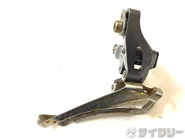 製品情報カテゴリドライブトレイン フロントディレイラー メーカーシマノ年式-色状態ランクD(年式相応のキズあり)送料サイズ小型サイズクランプ径：28.6/31.8パーツ対応段数：2x8sケーブルルーティング：下引き状態コメント中古品でござい...