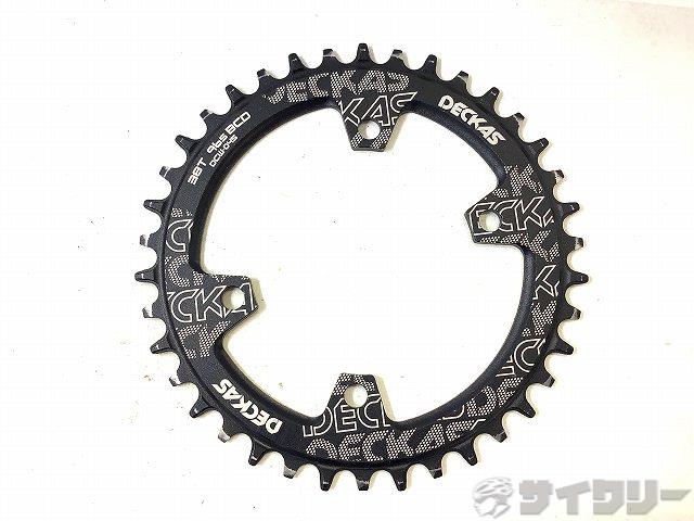 製品情報カテゴリドライブトレイン クランク チェーンリング メーカーDECKAS年式-色状態ランクB(ほぼ無傷)送料サイズ小型サイズPCD：96パーツ対応段数：10/11s歯数：38Tスパイダーアーム数：4状態コメント中古商品です。その他