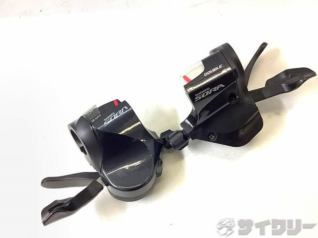 製品情報カテゴリドライブトレイン シフター ラピッドファイヤータイプ メーカーシマノ年式-色状態ランクD(年式相応のキズあり)送料サイズ小型サイズクランプ径：2x9sパーツ対応段数：2x9s状態コメント中古商品です。使用感傷がございます。イ...