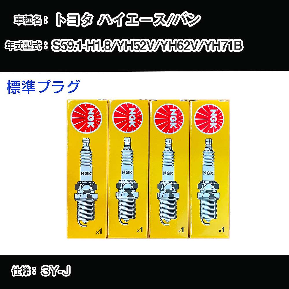 メーカー名 NGK (日本特殊陶業株式会社) シリーズ 標準プラグ 販売品番 BP5EY 販売数量 数量×4本 参考取付車種 代表メーカー トヨタ代表車種名 ハイエース/バン 代表車両型式 YH52V/YH62V/YH71B 代表適応年式 ...