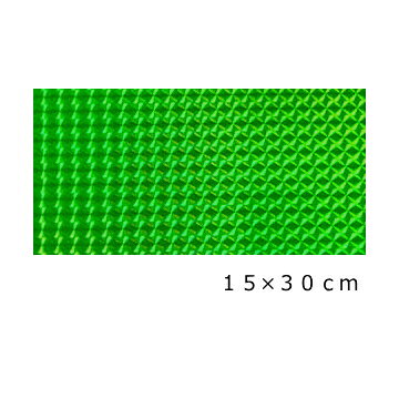 ホログラムシート(シールタイプ) 1/4プリズム 高品質ホログラムシートは、 デザイン・光彩効果にすぐれ、 光の反射、見る角度により キラキラと光輝きます。 高輝度 ホログラム特有の 発色・輝度・高級感・ 光沢感・立体感があります。 商品詳...