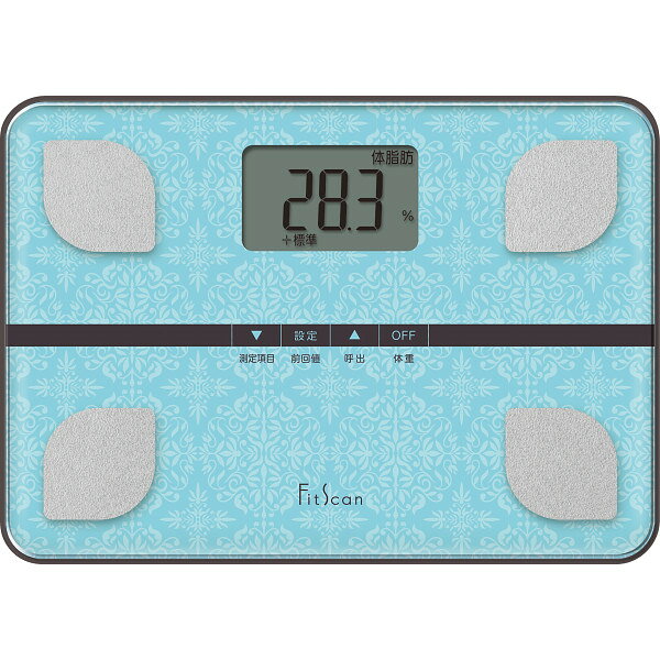 商品説明ガラス素材を活かしたカラーリングです。立ったままでも見やすい文字高28mmの大型表示です。ステップオン+自動認識でカンタン測定できます。ITEM INFORMATIONJAN4904785818033