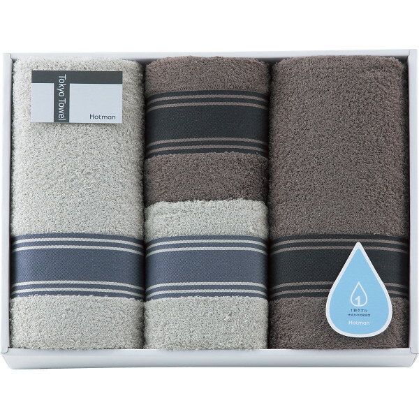 商品説明「1秒タオル」とは、タオルを1cm角に切り取った試験片を水に浮かべた時、1秒以内に沈み始めるタオルのことです。このシリーズは公的機関である東京都立産業技術センターでも同様の試験を実施し、「1秒タオル」の認定を受けているタオルシリーズ...