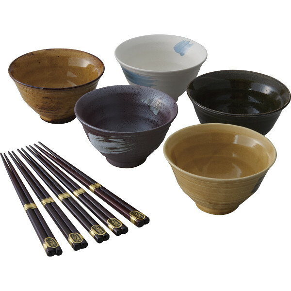 商品説明民芸風の刷毛目の入った茶漬碗5客揃ITEM INFORMATIONJAN4964591604428