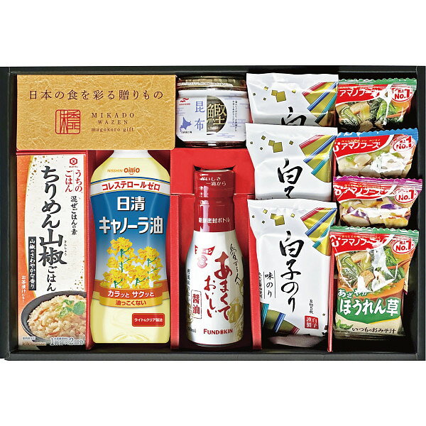 商品説明ごはんのお供やおかずとして大活躍の人気アイテムを揃えたもらって嬉しいギフトです。ITEM INFORMATIONJAN4996971138940アレルギー表示特定原材料小麦、えび特定原材料に準ずるものさば、大豆、鶏肉、ごま
