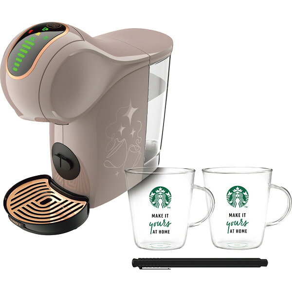 商品説明コーヒータイムに心あたたまるモーメントを。おうちでスターバックスを楽しもう。カフェの上質でスタイリッシュな雰囲気をモチーフにした限定デザインのコーヒーメーカー。メッセージが書けるスターバックス特製のマググラス・マグカップ&ペンと一緒...