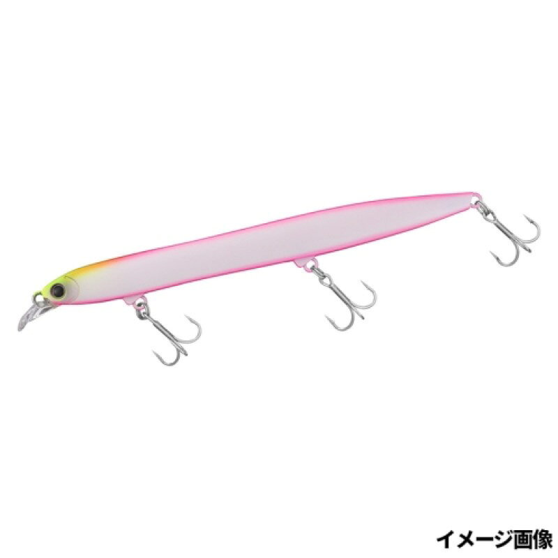 商品説明細身・小型ベイトに偏食している時、激スレ時に最適。バチ、サヨリ、シラスはもとより、イワシや稚アユ等の小型ベイトパターンにベストマッチな極スリムシルエット。高レスポンス&スレに強いタイトウォブンロール+テールスライドアクションで、低速...