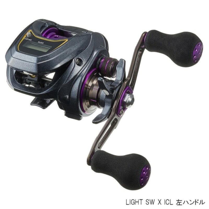 商品説明ICカウンター搭載　LIGHT SW用軽量小型手巻きリール。[イカメタル　リール/タイラバ　リール/スーパーライトジギング　リール/紅牙ic][24ikametal]ITEM INFORMATION■PE1号-200m浅溝スプール■...