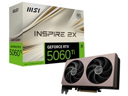 スペック情報 搭載チップNVIDIAGeForce RTX 5060 Ti メモリGDDR716GB CUDAコア数4608 クロック周波数Extreme Performance：2632MHz(MSI Center)Boost：2617M...