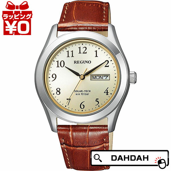 メーカー：CITIZEN シチズン REGUNO レグノ製品名：KM1-211-30JANコード：4974375465565ケースサイズ：37.5mmムーブメント：ソーラーバンド素材：カーフ革防水：10気圧防水ガラス素材：クリスタルガラスケ...
